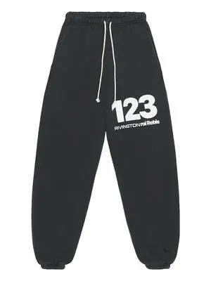 RRR123 Metanoia Uso Sweatpants In Black - Jet Black