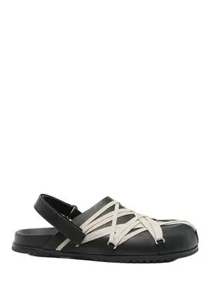 Rick Owens Megalace Mule Granola - Black