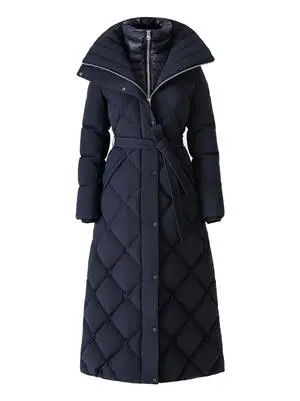 Mackage Laurella 2-in-1 Light Down Belted Coat - Black