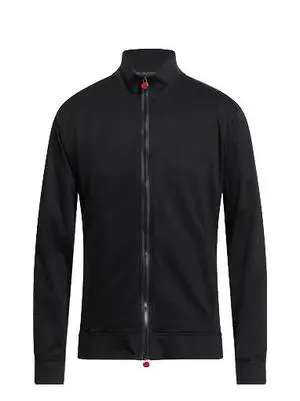 Kiton Cotton And Elastane Jersey Sweatshirt Black