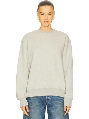 GRLFRND Essential Crew Neck Sweatshirt - Heather Grey