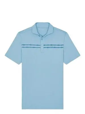 Travis Mathew Sunbeam Polo In Baby Blue - Pacific Coast
