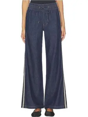 Veronica Beard Taylor High Rise Wide Leg Jeans - Indigo Rinse