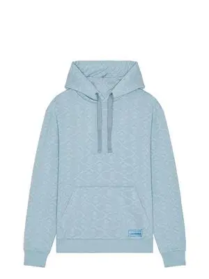 Scotch & Soda Jacquard Terry Hoodie - Faded Denim