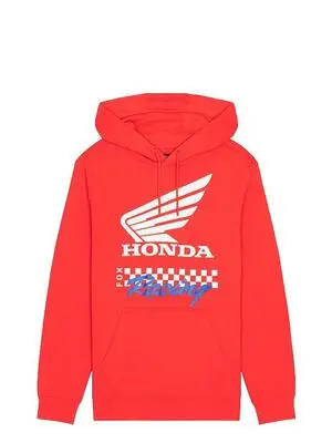FOX RACING X Honda Fleece Hoodie - Red
