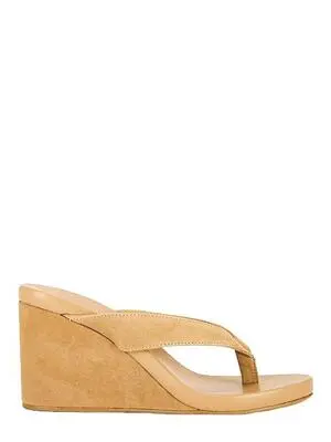 TONY BIANCO Avanti Wedge Heel Wheat Suede
