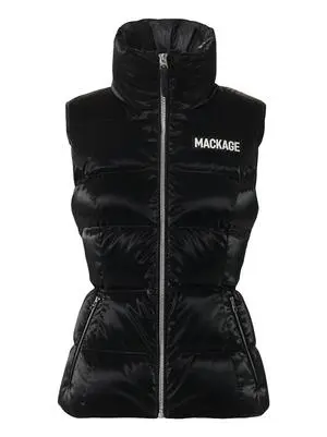 Mackage Chaya-glo High-gloss Shell Down Vest - Black