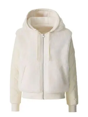 Mackage Gwendal Reversible Faux Fur Hoodie - Cream