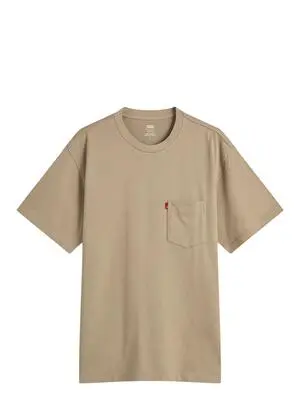 LEVI'S Red Tab Exclusive Heavyweight Pocket T-shirt - Vintage Khaki