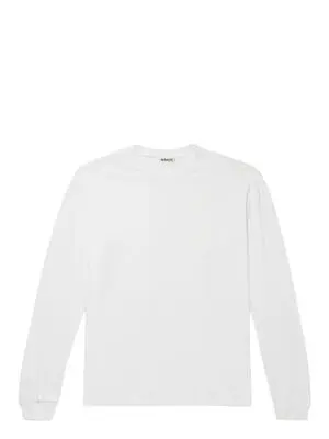 Auralee Cotton-jersey T-shirt - White