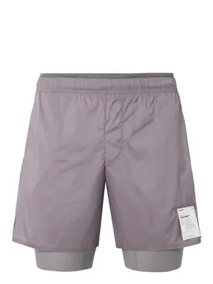 Satisfy 5" Straight-leg Layered Techsilk™ And Justice™ Shorts - Purple
