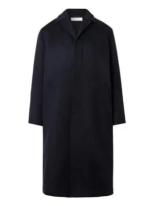 Celine Wool-felt Tailored Coat - Black