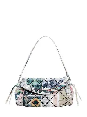 DESIGUAL Small Collage Perforated Crossbody Bag