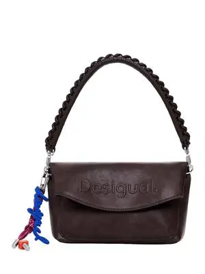 Desigual Faux Leather Shoulder Bag - Dark Brown