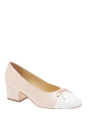 Sandy Liang Bow Pump - Pearl Pink