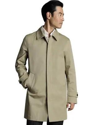 CHARLES TYRWHITT Cotton Raincoat - Stone