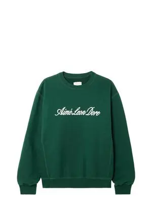 Aimé Leon Dore Logo-print Sweatshirt - Green