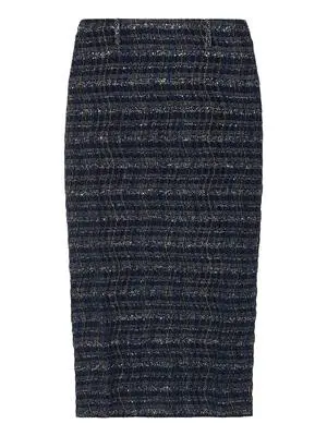 Missoni Sequin-embellished Metallic Tweed Midi Skirt - Blue