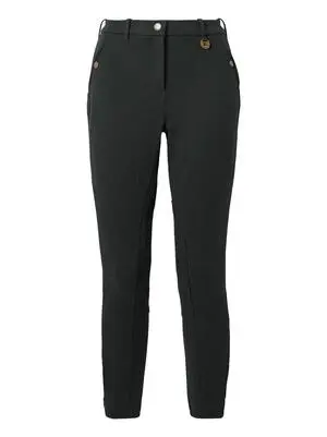 Burberry Stretch-cotton Skinny Pants - Black