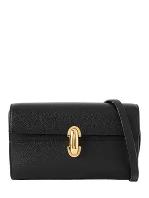 SAVETTE Symmetry Mini Textured-Leather Shoulder Bag
