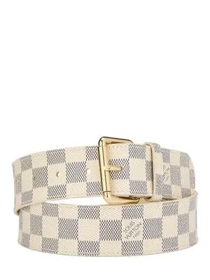 LOUIS VUITTON Damier Azur Pochette Solo 34 Belt