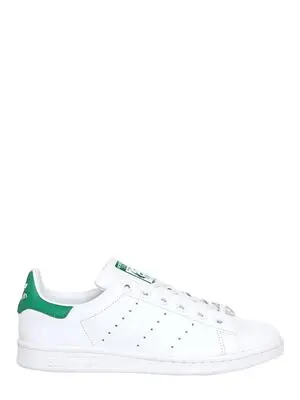 Adidas Stan Smith Leather Trainers - Core White Green