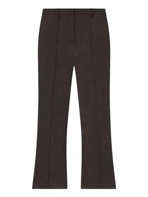 A.L.C. Max Wool Marled Tailored Pant - Ganache
