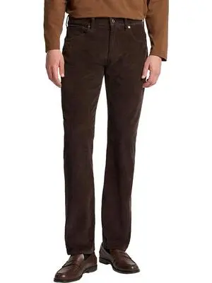 7 For All Mankind The Straight Fit Jeans - Corduroy Dark Olive