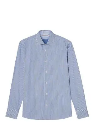 Robert Talbott Reynolds Fil Coupe Shirt - Blue/white