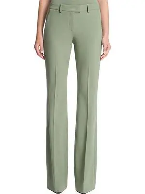 Michael Kors Haylee Stretch Wool Trousers - Celadon
