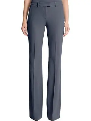 Michael Kors Haylee Stretch Wool Trousers - Steel
