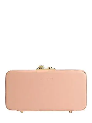 GIANVITO ROSSI Vali Clutch - Pink Leather