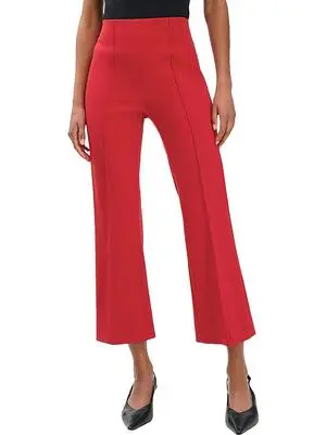 Rag & Bone Irina Kick Flare Pants - Deep Cherry