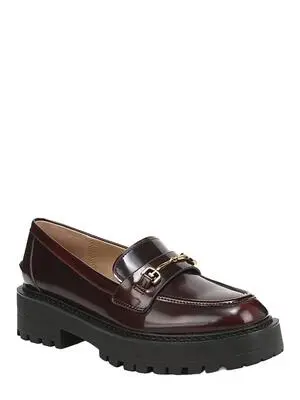 Sam Edelman Lea Loafer Flats Dark Merlot