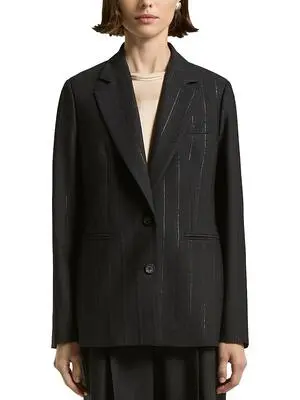 PESERICO Pinstriped Blazer