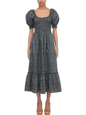 Hill House Home The Louisa Nap Dress - Florentine Ditsy