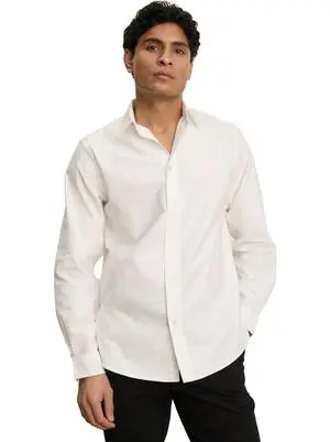 Velvet By Graham & Spencer Emmett Button-down Shirt - White