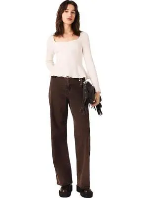 MAJE Bootcut Jeans With Chain