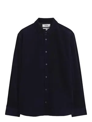 Cos Relaxed Corduroy Shirt Navy