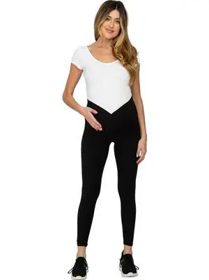 PINKBLUSH V-waist Leggings - Black