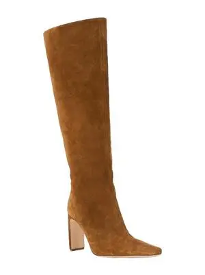 Staud Wally High Heel Knee High Boots - Tan