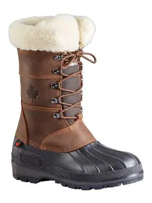 BAFFIN Maple Leaf Waterproof Snow Boots - Brown