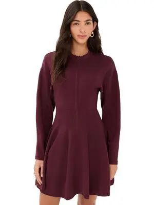 ULLA JOHNSON Ansel Mini Dress With Zipper Front