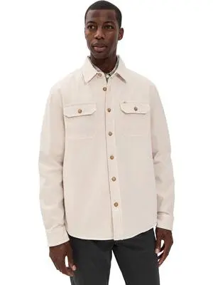 Faherty Brand Sunwashed Cpo Shirt - Sea Salt
