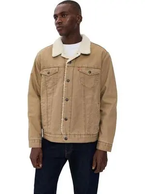 LEVI'S Type 3 Sherpa Trucker Jacket - Ermine