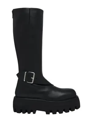 Alexander McQueen Leather Knee-high Boots - Black