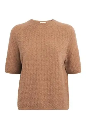 Lafayette 148 New York Cashmere Saddle-shoulder Sweater - Brown