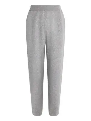 JOHNSTONS OF ELGIN Cashmere-Wool Relaxed Sweatpants