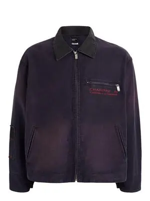 Enfants Riches Déprimés Cotton Moleskin Chapter Xii Work Jacket - Purple