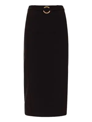 JUST CAVALLI Midi Pencil Skirt With Ring Detail